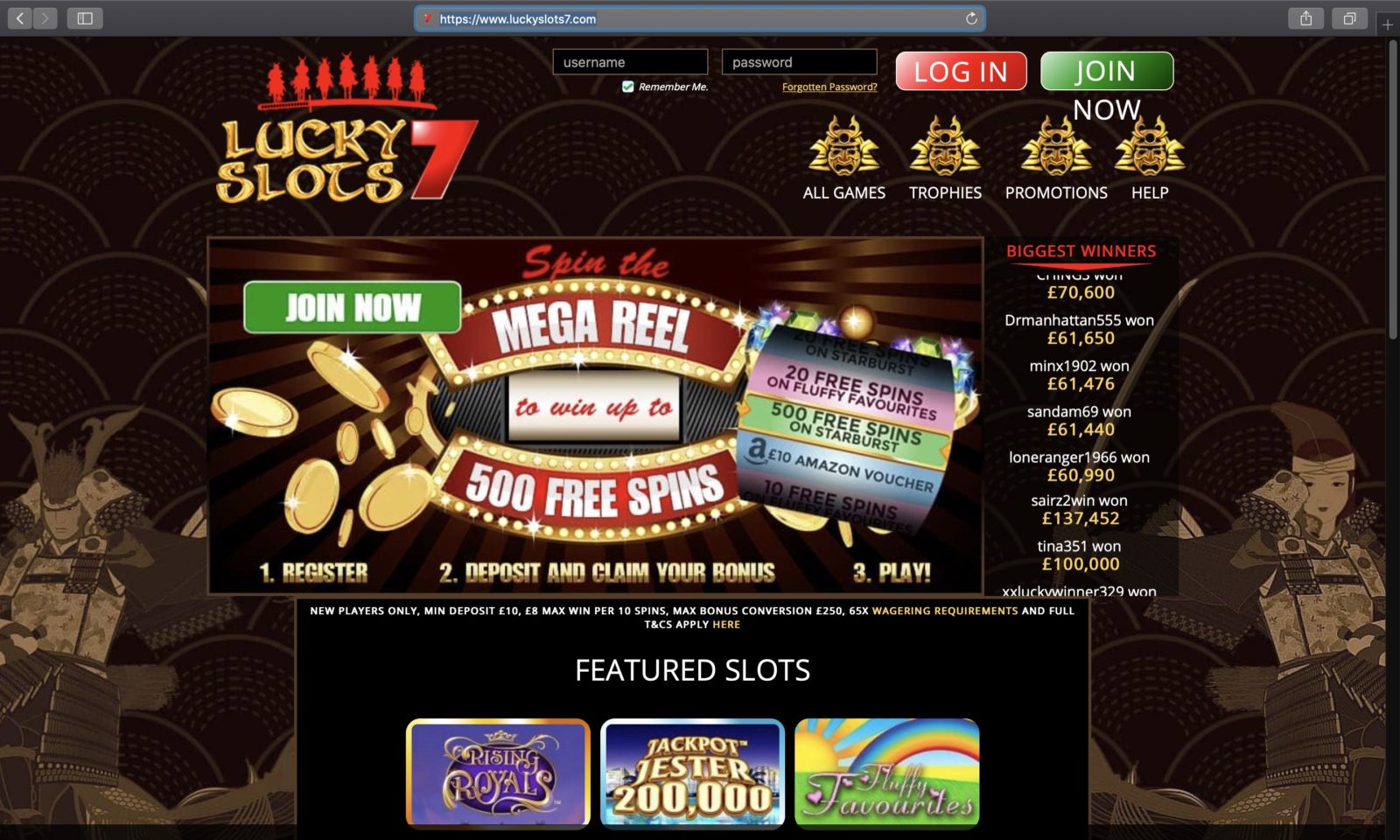 Lucky Slots 7 Sister Sites – Play at Sites like Lucky Slots 7 Casino (2024)