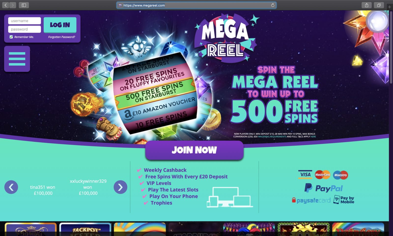 Mega Reel Sister Sites – Play at Sites like Mega Reel Casino (2024)