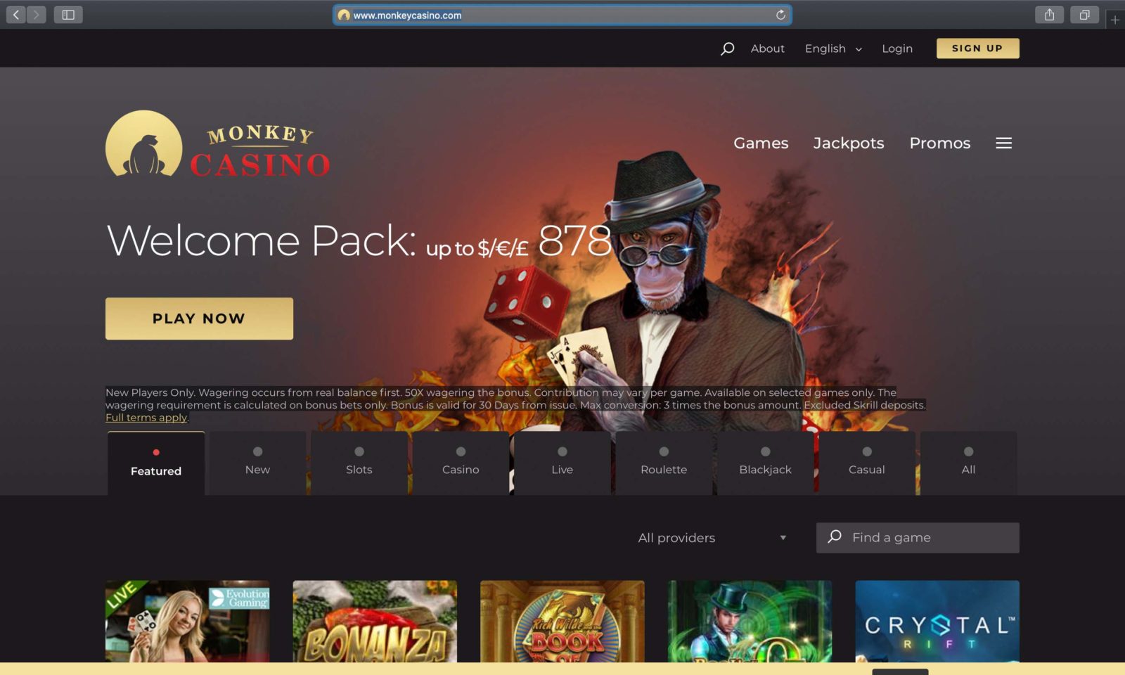 Monkey Casino Sister Sites – Play at Sites like Monkey Casino (2024)