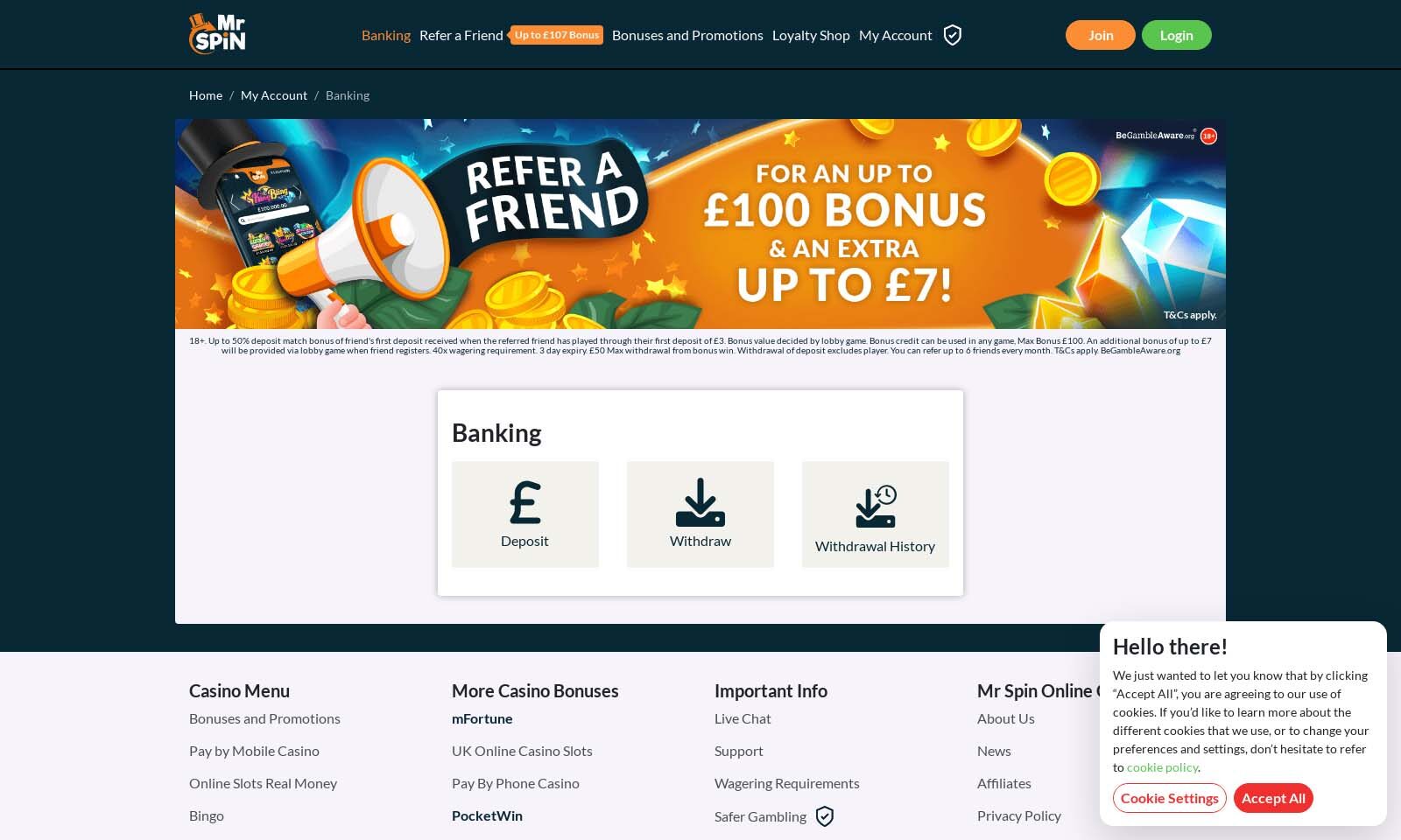 Mr Spin Casino | Review & Sister Sites for 2023