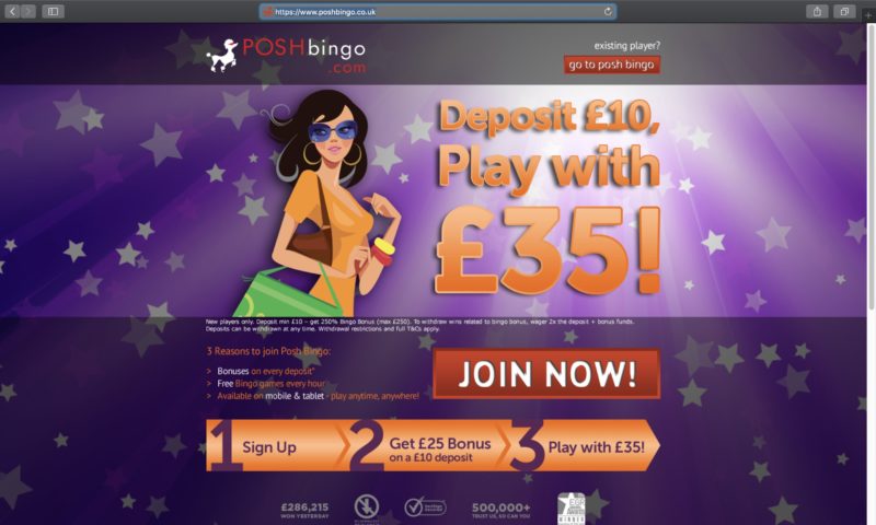 Posh Bingo Sister Sites – Play at Sites like Posh Bingo (2023)